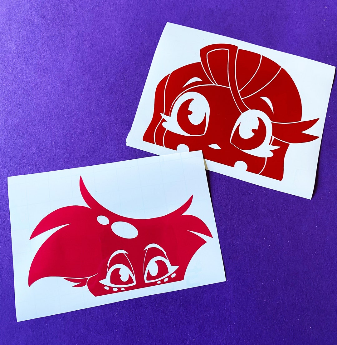 Hazbin Hotel Character Peeper Vinyl Stickers - Etsy
