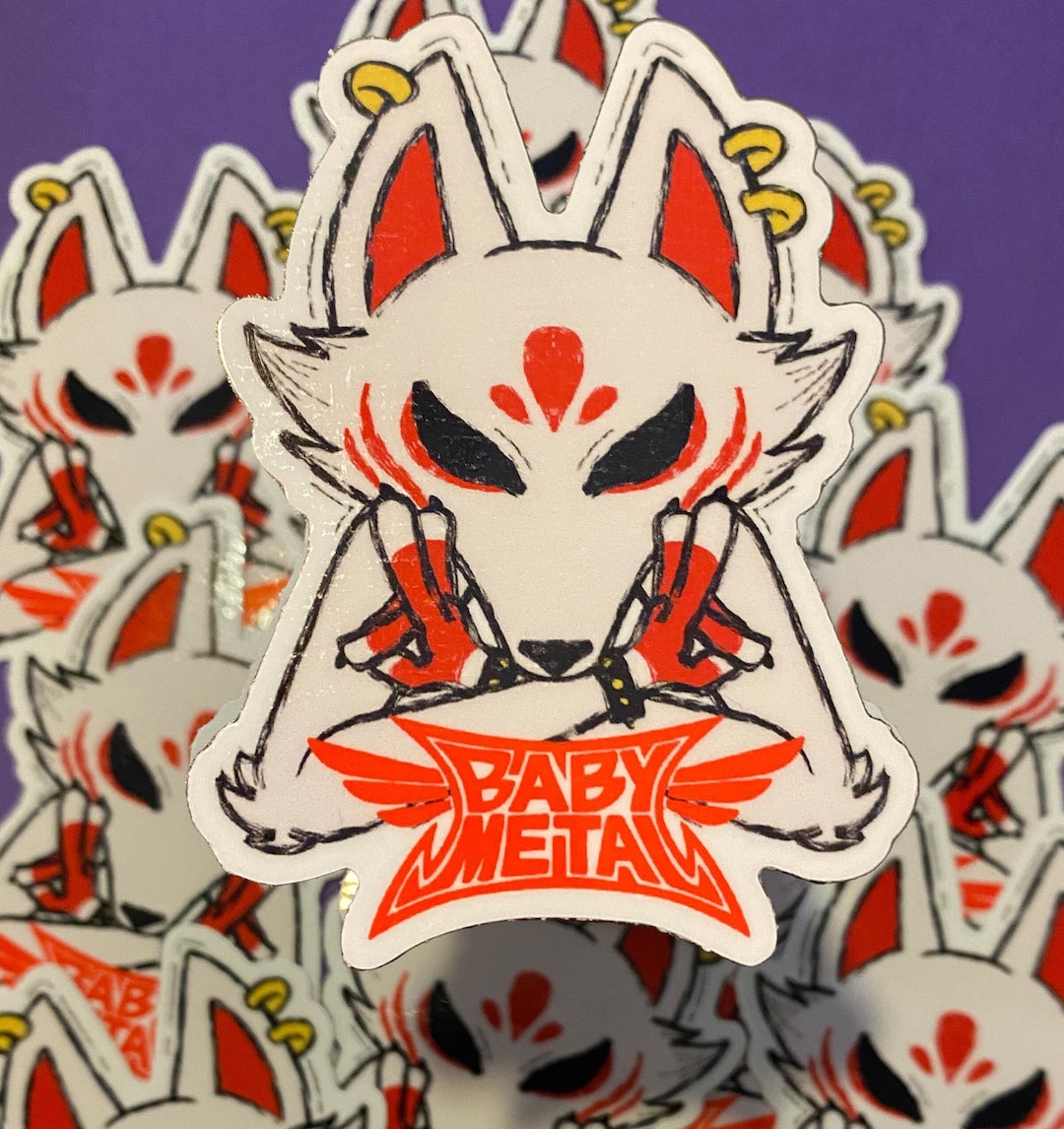 Babymetal Kitsune Sticker - Etsy