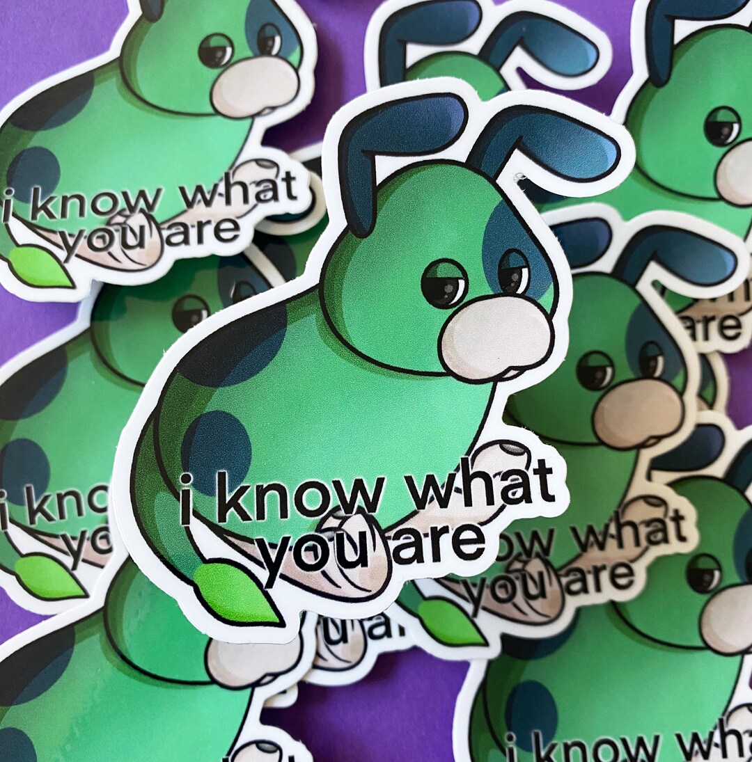 Pikmin Moss Dog Meme Sticker - Etsy