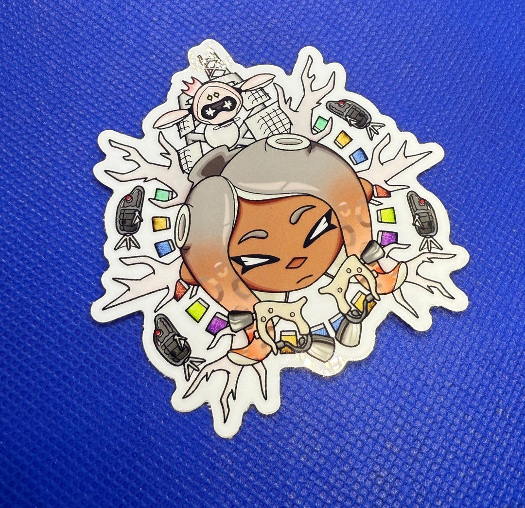 Splatoon Side Order Sticker - Etsy