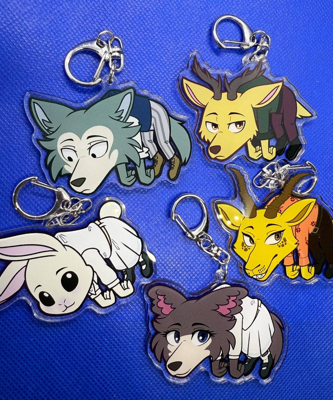 Beastars Danglers Keychain Charm - Etsy