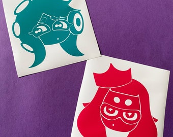 Splatoon Stickers | Squid Sisters, off the Hook, Agents 3 and 8 - Etsy