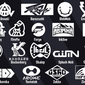 Splatoon Brand Logo Vinyls - Etsy