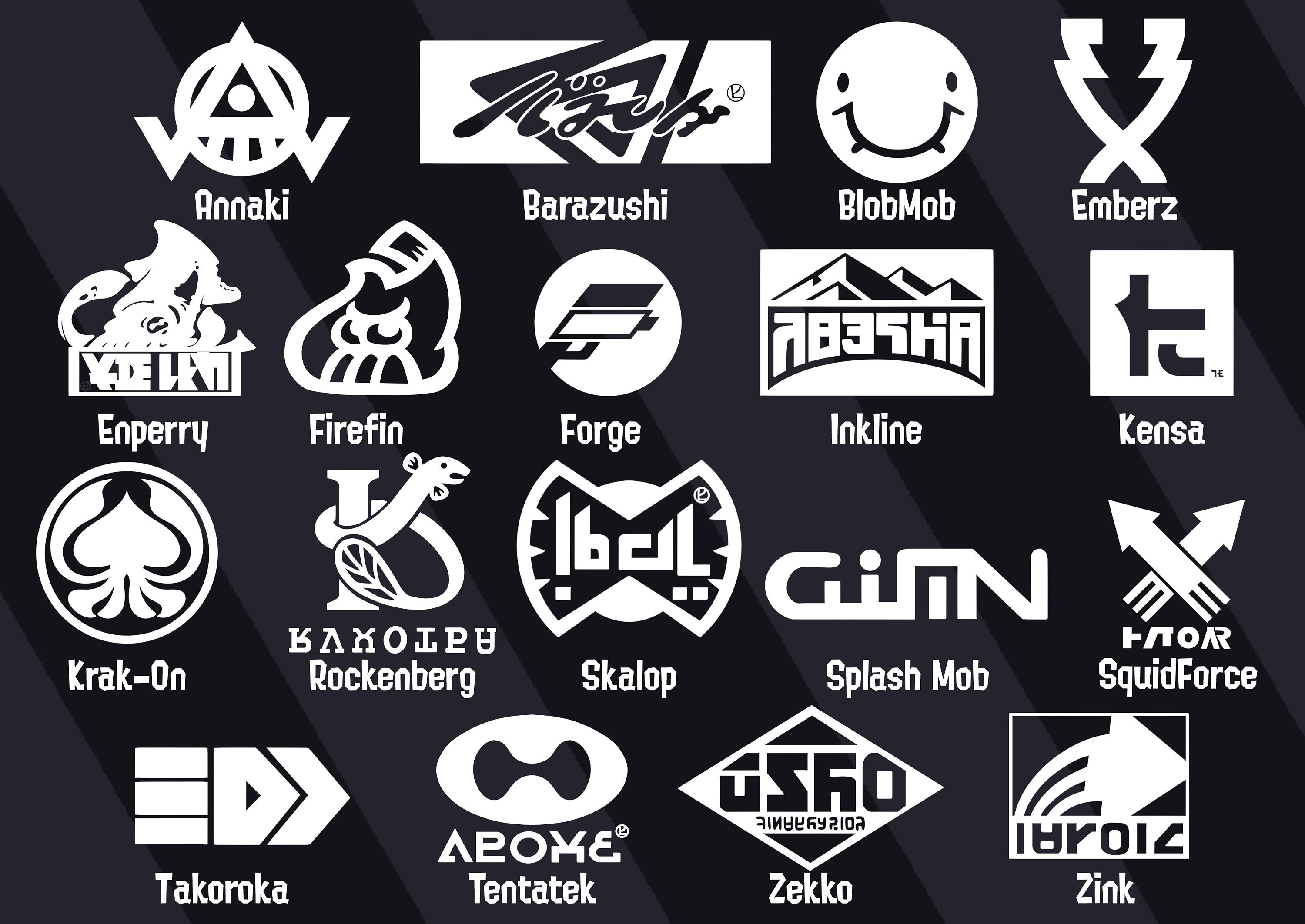 Splatoon Brand Logo Vinyls - Etsy