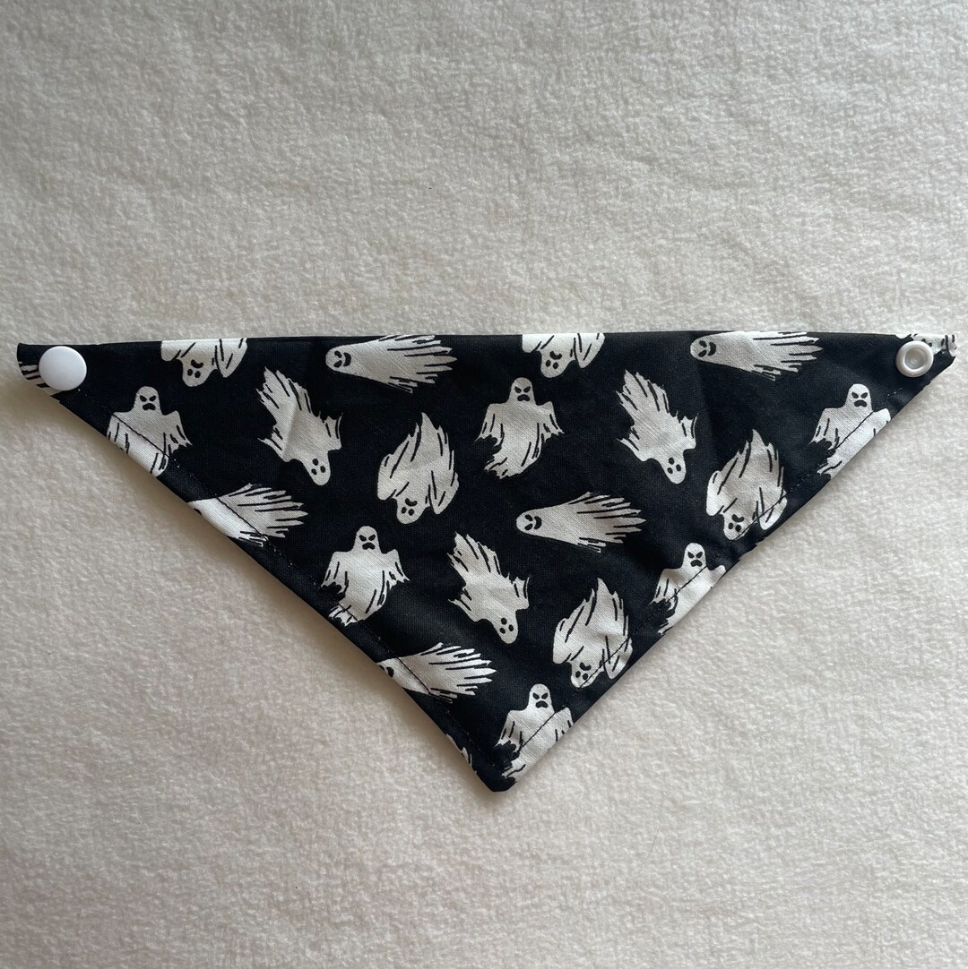 Ghosts Against Black Background Pet Bandana - Etsy
