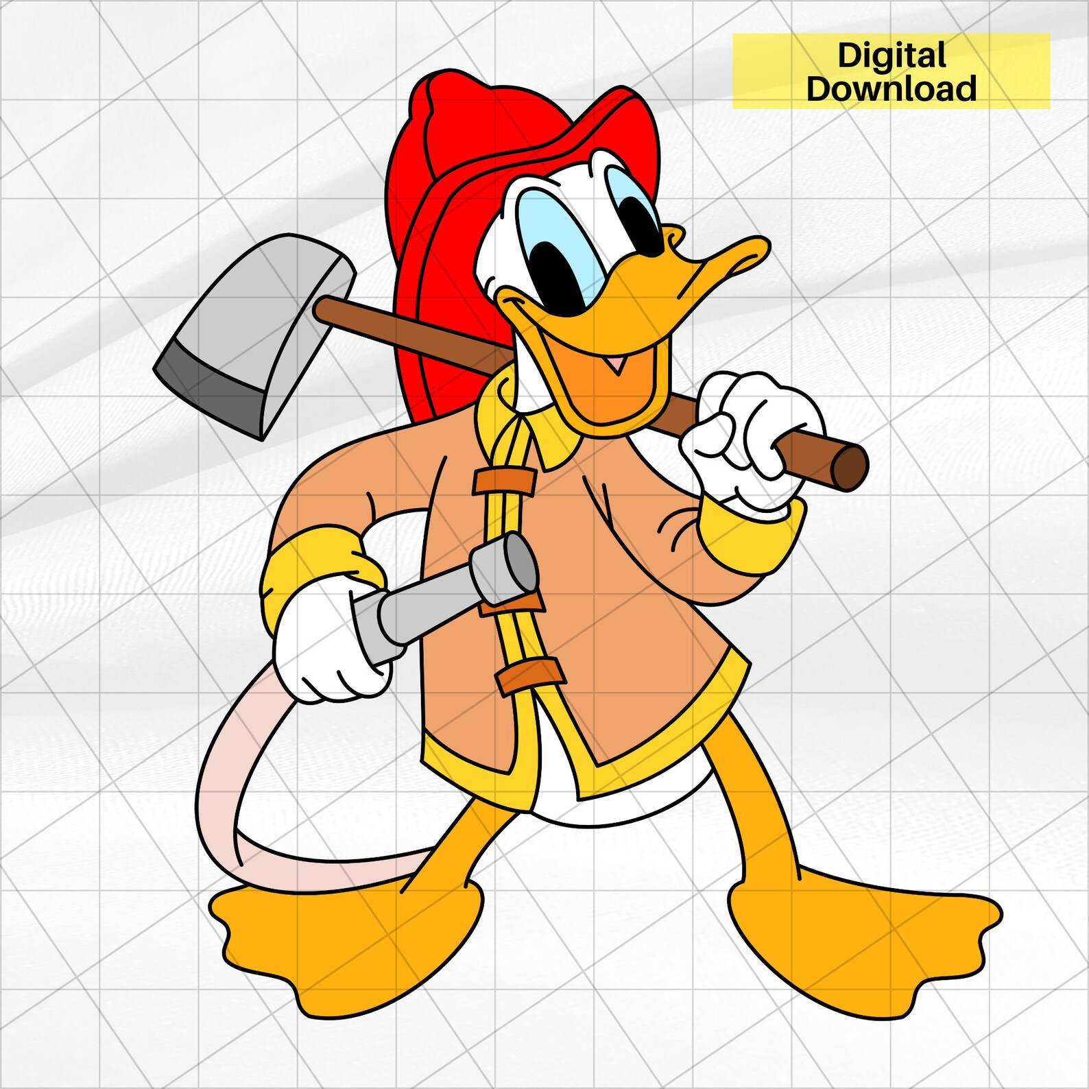Fireman Donald PNG, Firefighter Mouse and Friends Image , Firefighter ...