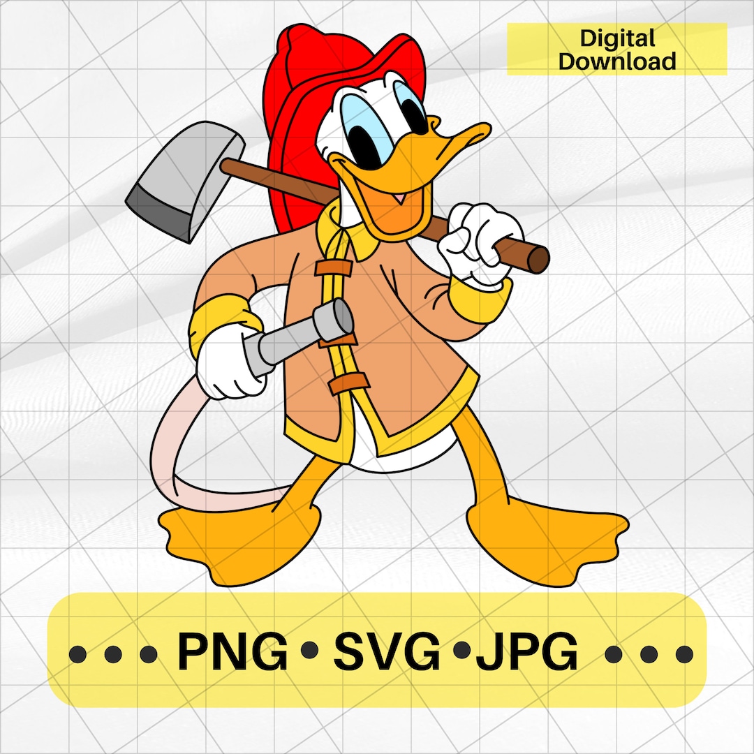 Fireman Donald PNG, Firefighter Mouse and Friends Image , Firefighter ...