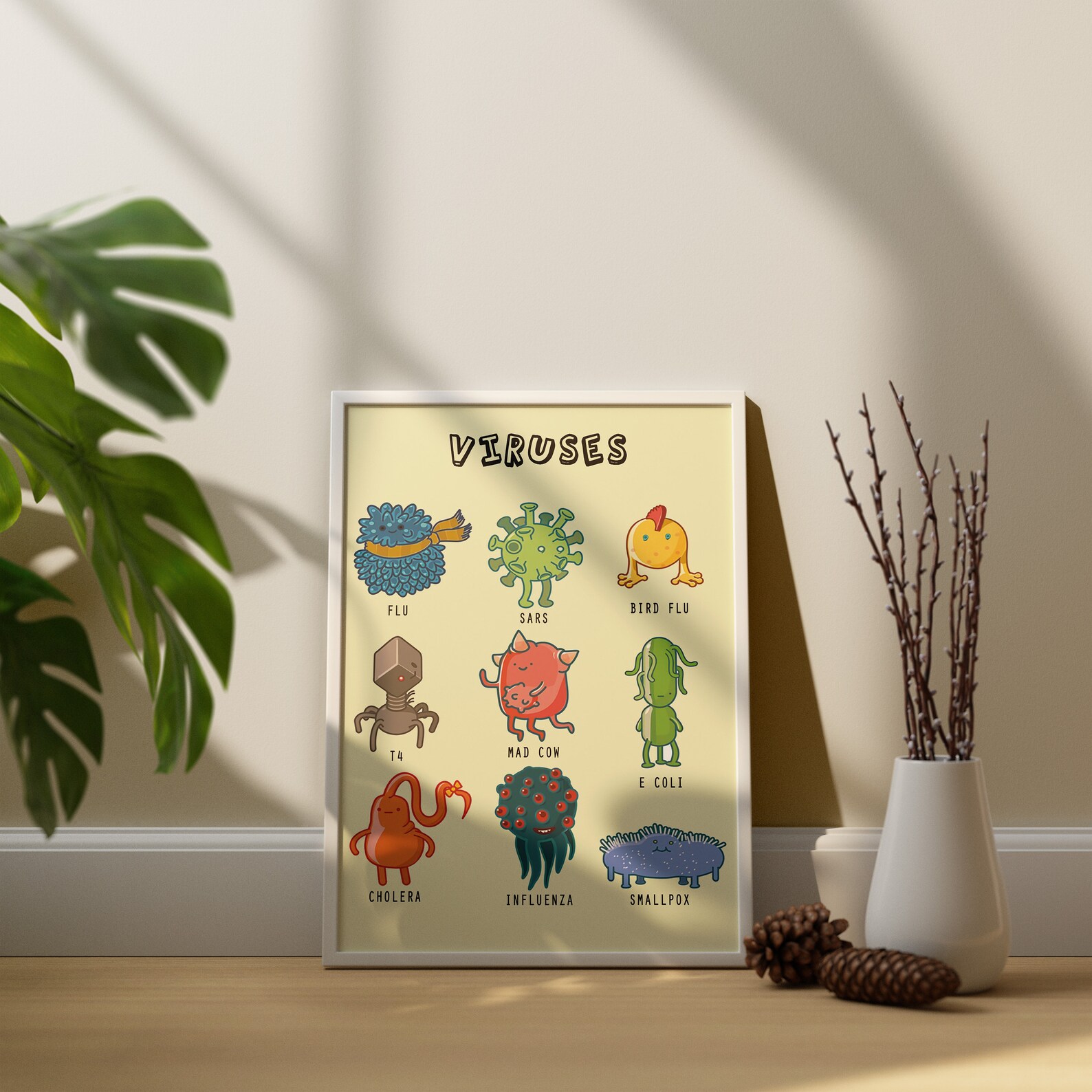 Viruses Poster | Kindergarten Poster | Preschool Printable ...