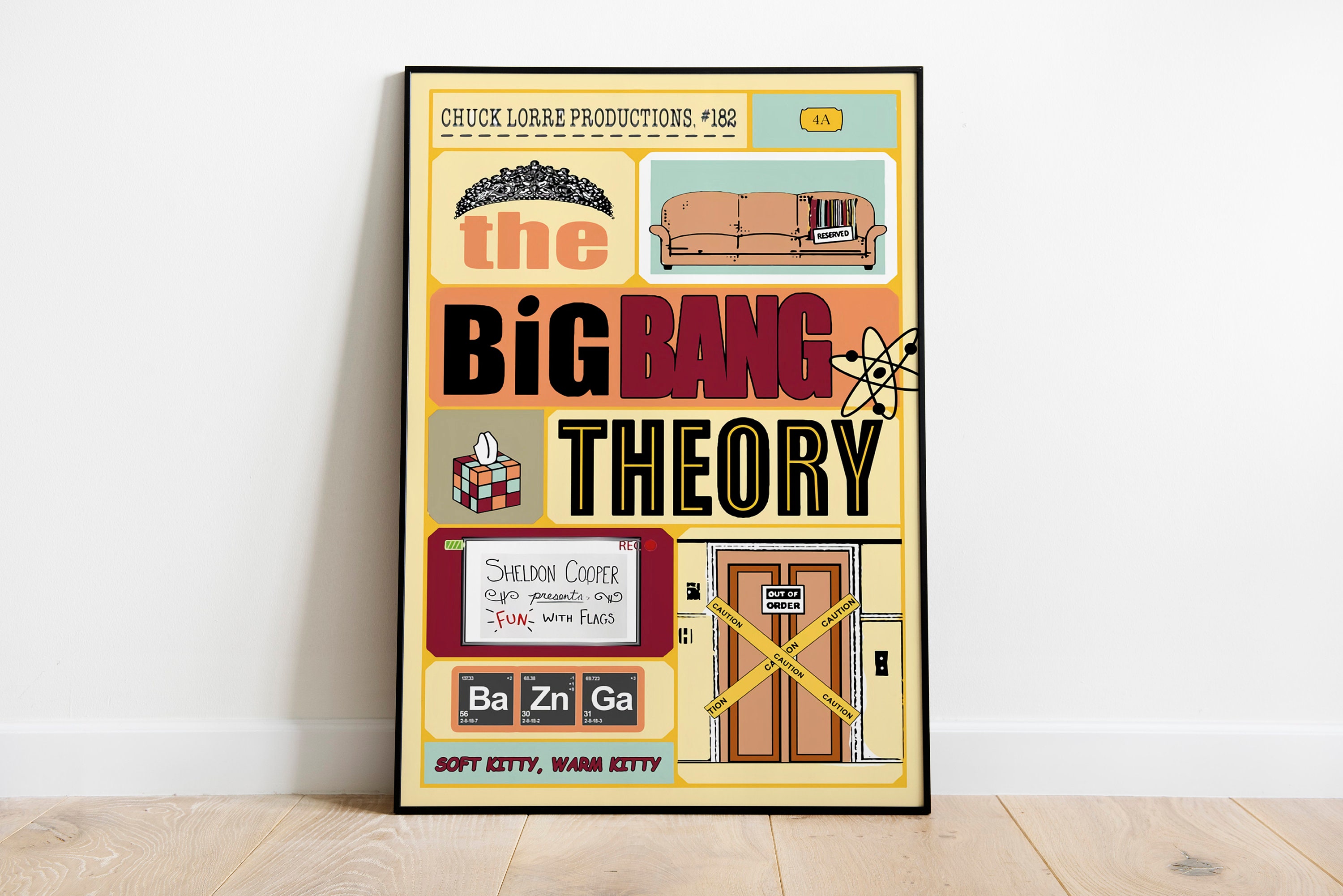 The Big Bang Theory Poster | Sitcom Poster | TV Series Poster | TV Show ...