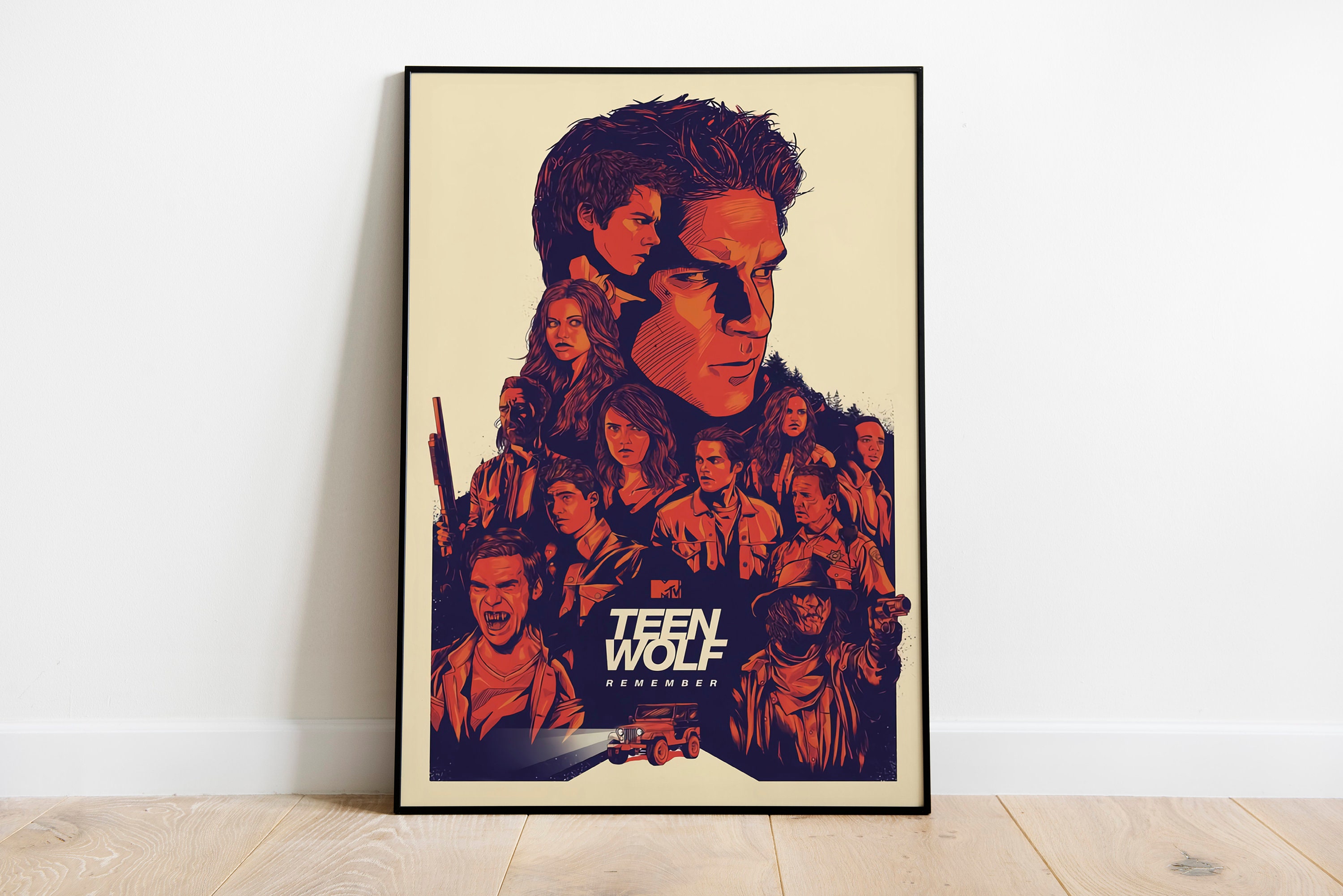Teen Wolf Poster TV Series Poster Movie Poster Series - Etsy