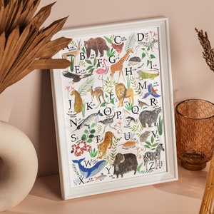 Zoo Alphabet Poster | Kindergarten Poster | Preschool Printable ...