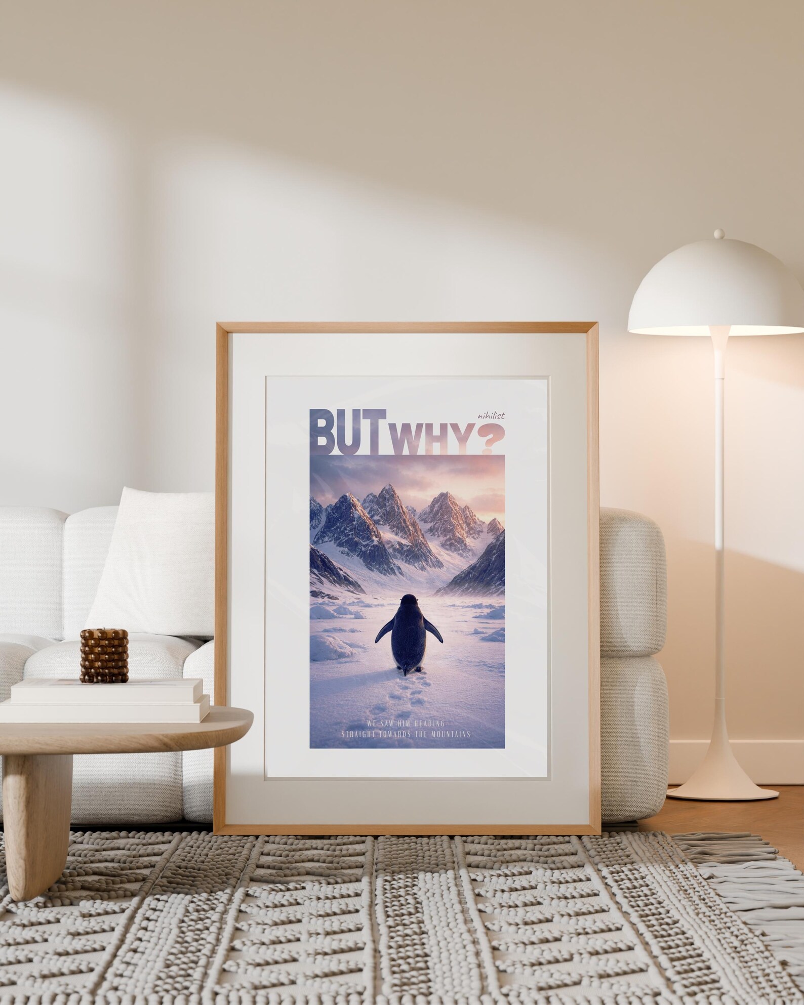 Nihilist Penguin Poster, Funny Viral Art Print (digital Download) - Etsy