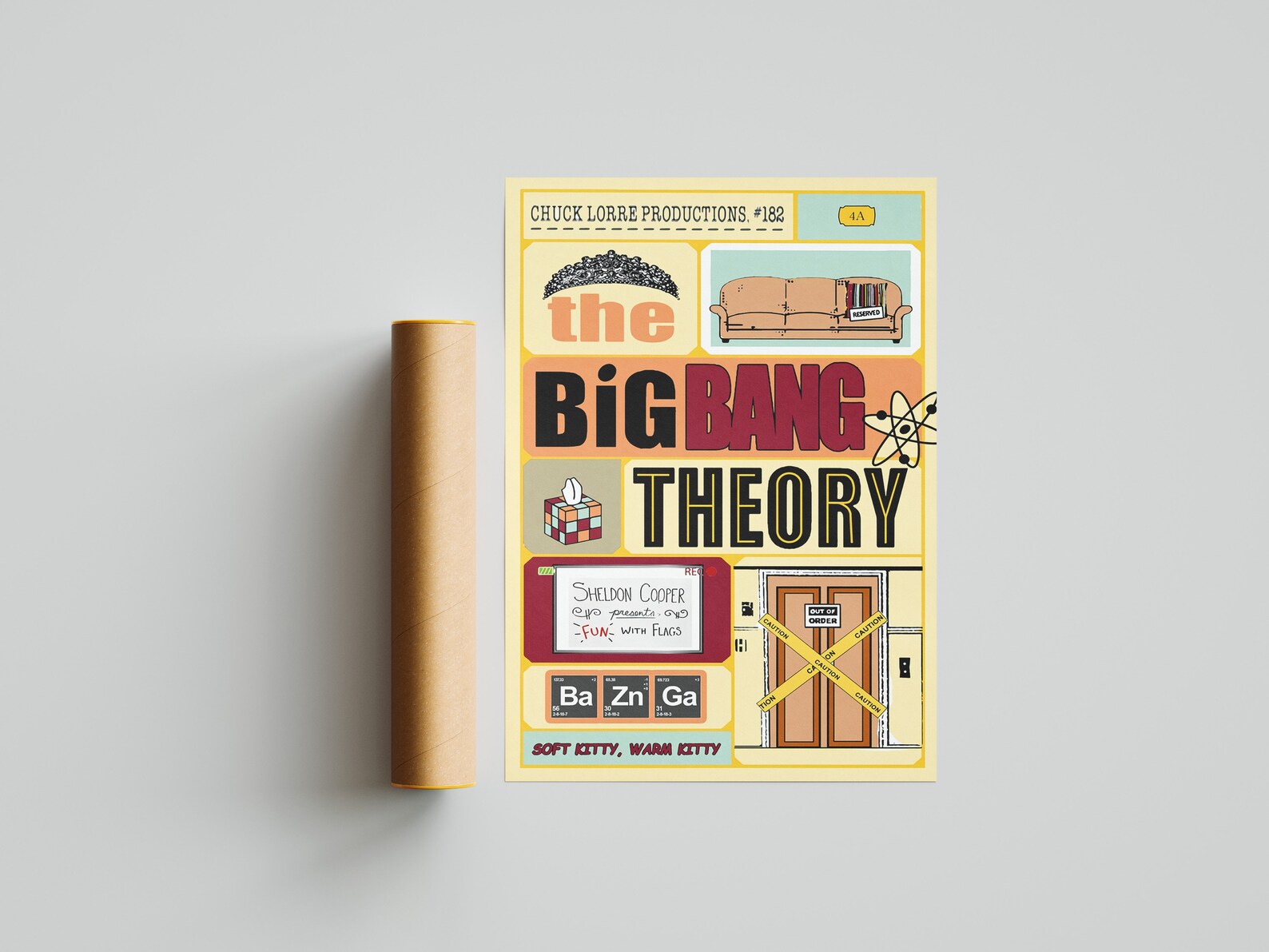 The Big Bang Theory Poster | Sitcom Poster | TV Series Poster | TV Show ...