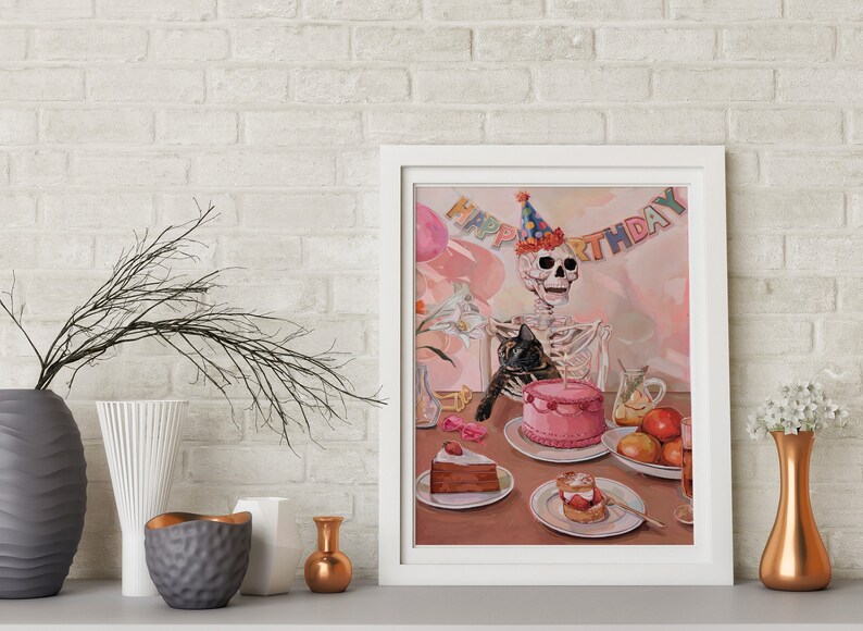 Happy Birthday | Poster Art | Vintage Poster | Retro Poster | Room ...