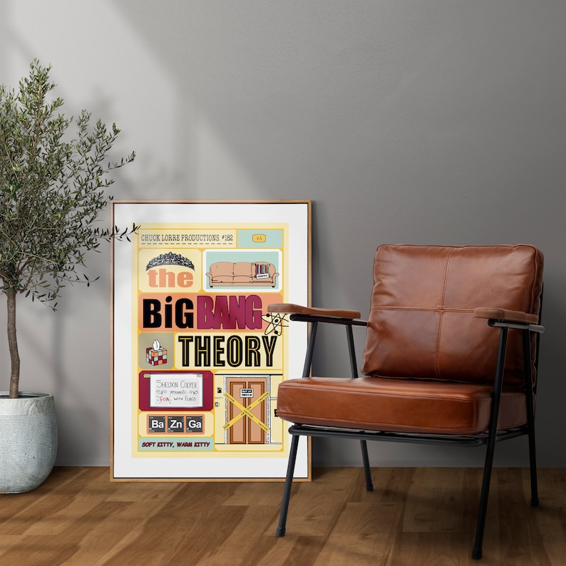 The Big Bang Theory Poster | Sitcom Poster | TV Series Poster | TV Show ...