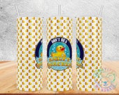 Don't Be A Salty Quacker Wrap Yellow Ducks 20oz Skinny - Etsy