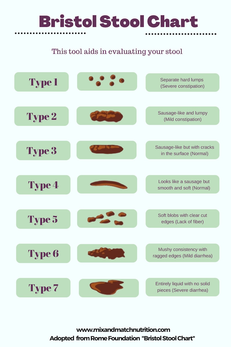 Food, Mood, and Poop Tracker - Etsy