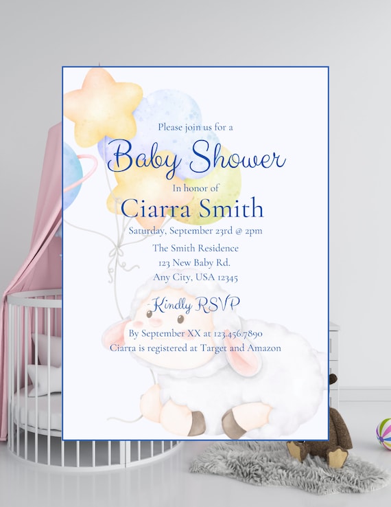 Invitations Little Lamb Designs