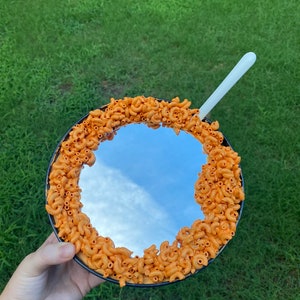 Cereal Bowl Mirror - Art - Wall Decor - Kitchen Hanging - Mac and ...