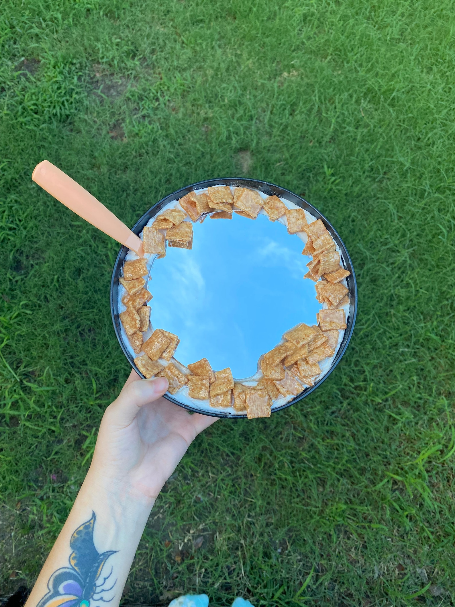 Cereal Bowl Mirror Art Wall Decor Kitchen Hanging Mac - Etsy Cereal Bowl Mirror Art Wall Decor Kitchen Hanging Mac - Etsy
