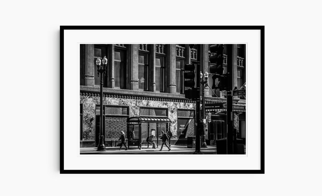 Chicago Photo Print | Chicago Photography | Autumn City Streets | Wall ...