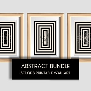 Third Eye Printable Poster | Abstract Wall Art | Black and Beige Wall ...