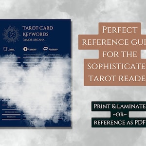 Tarot Card Meanings | Tarot Cheat Sheet - Beginners | Upright ...