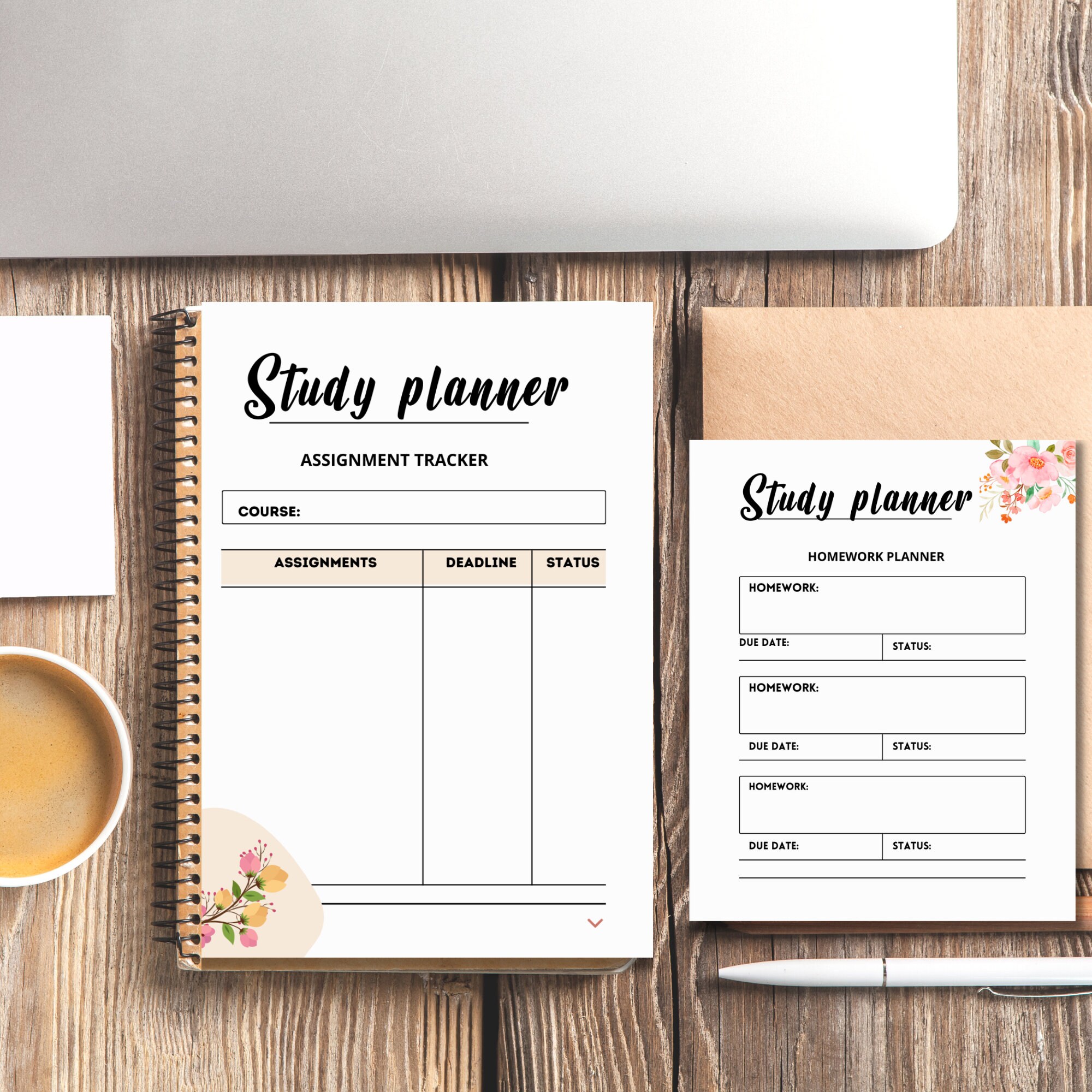 Undated Student Planner Printable, Academic Planner Printable, College ...