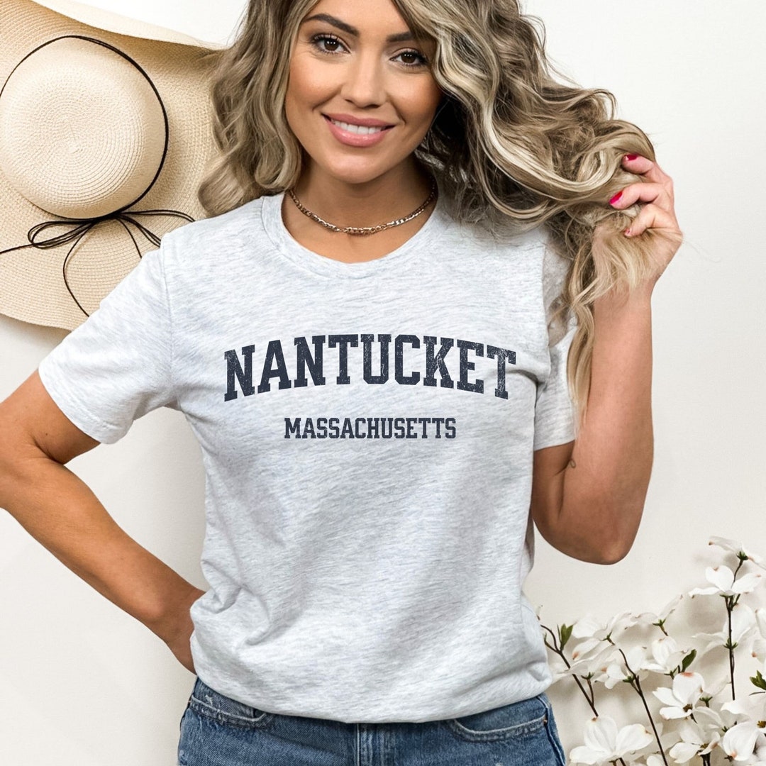 Nantucket T-shirt, Nantucket Massachusetts Shirt, Preppy College T ...