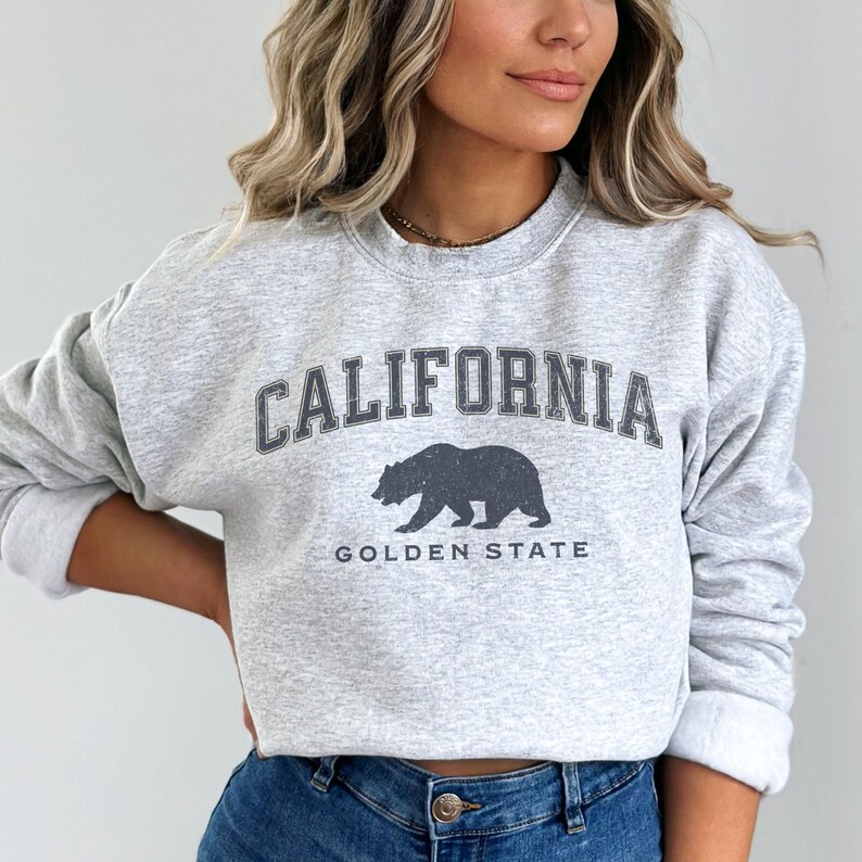 California Sweatshirt | California Bear Sweatshirt, California ...