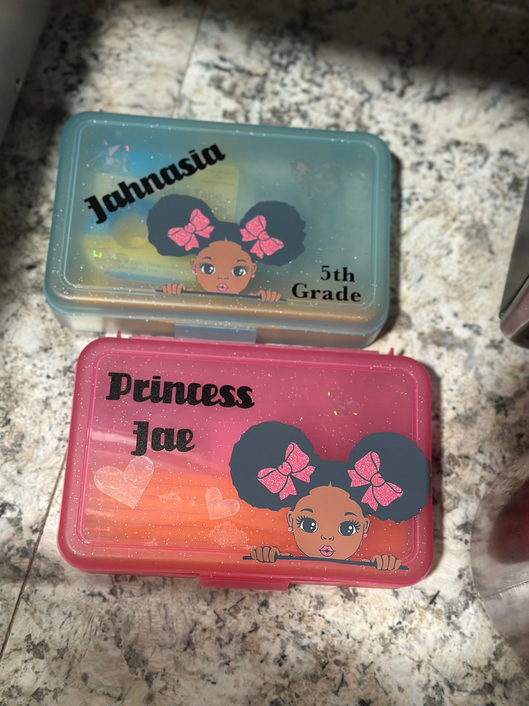 Personalized Crayon Box Back to School Supplies Custom Pencil Box - Etsy