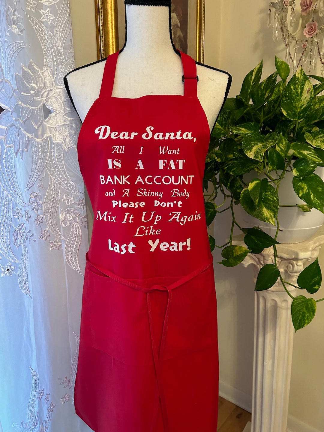Funny Apron. Funny Christmas Apron. Gift for Men and Women ...