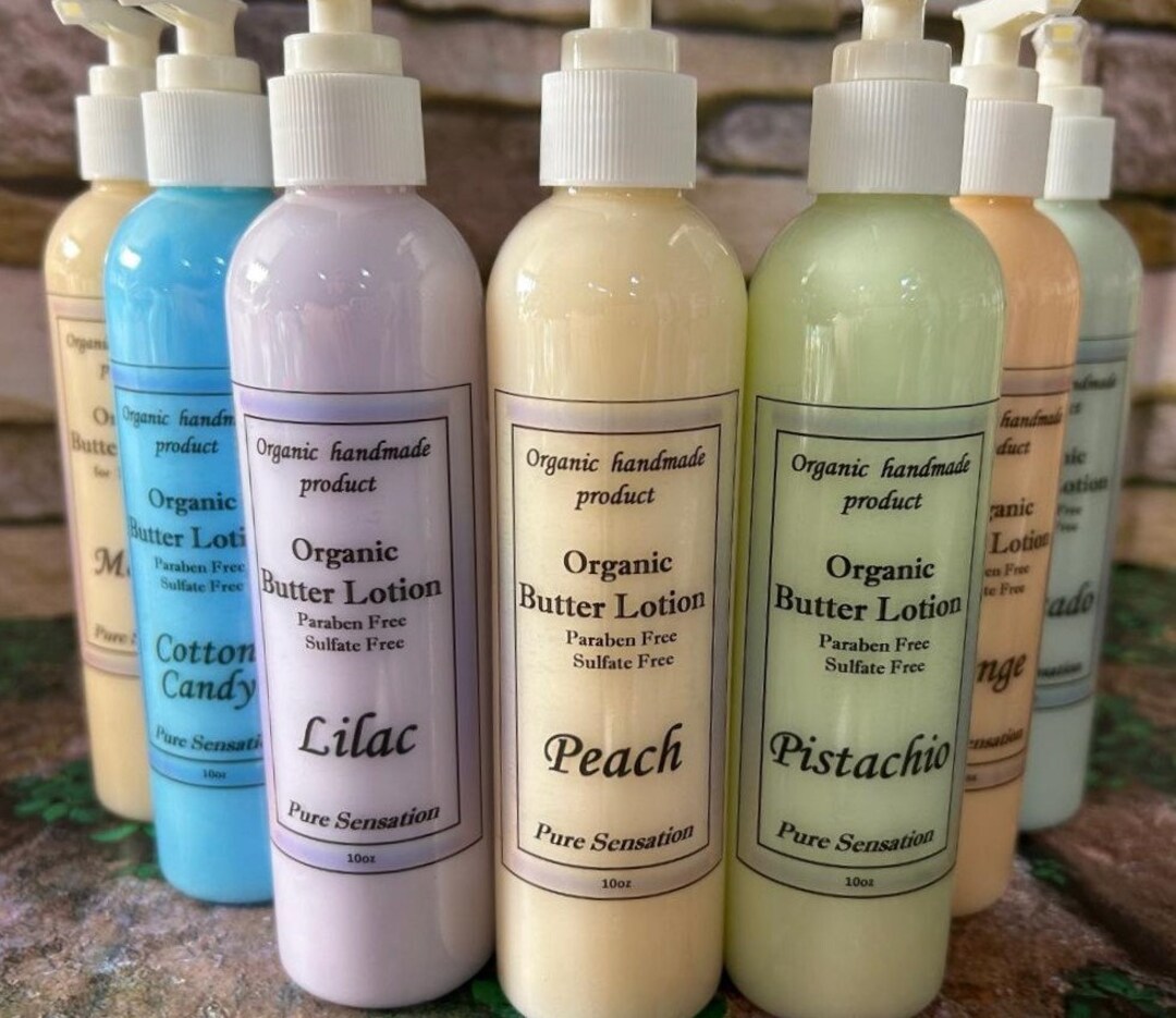 Organic Butter Lotion for Dry Skin, Natural Handmade Body Lotion - Etsy