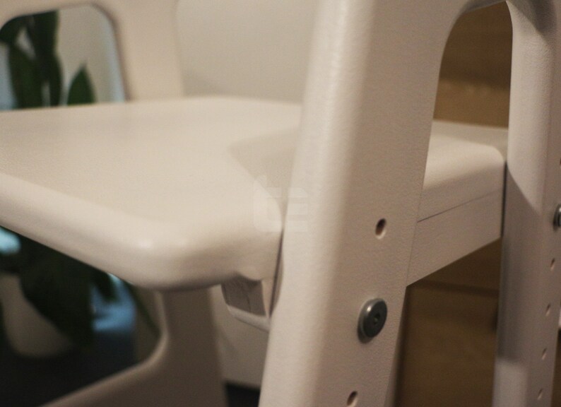 High Counter Growing Chair OAK and MDF, Montessori Furniture Kid Chair ...