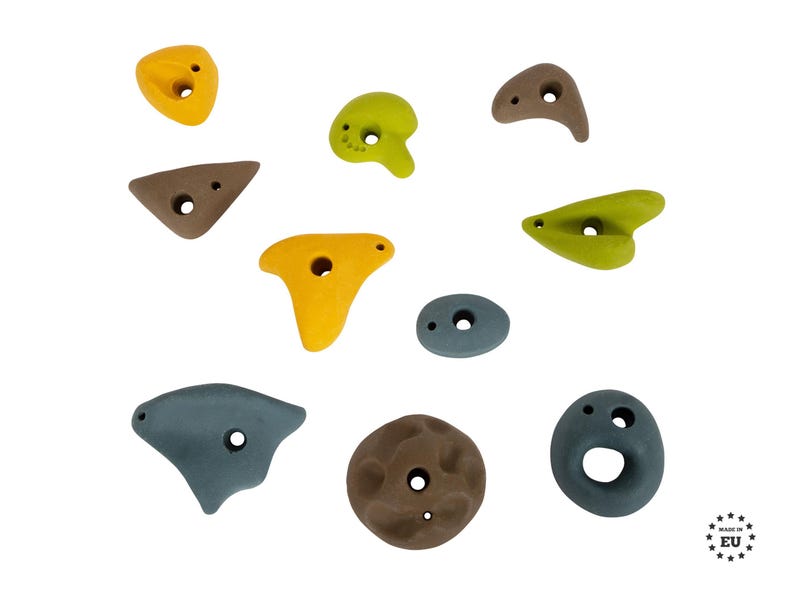 Rock Climbing Holds | Indoor Climbing Holds for Kids Wall, Play Gym ...