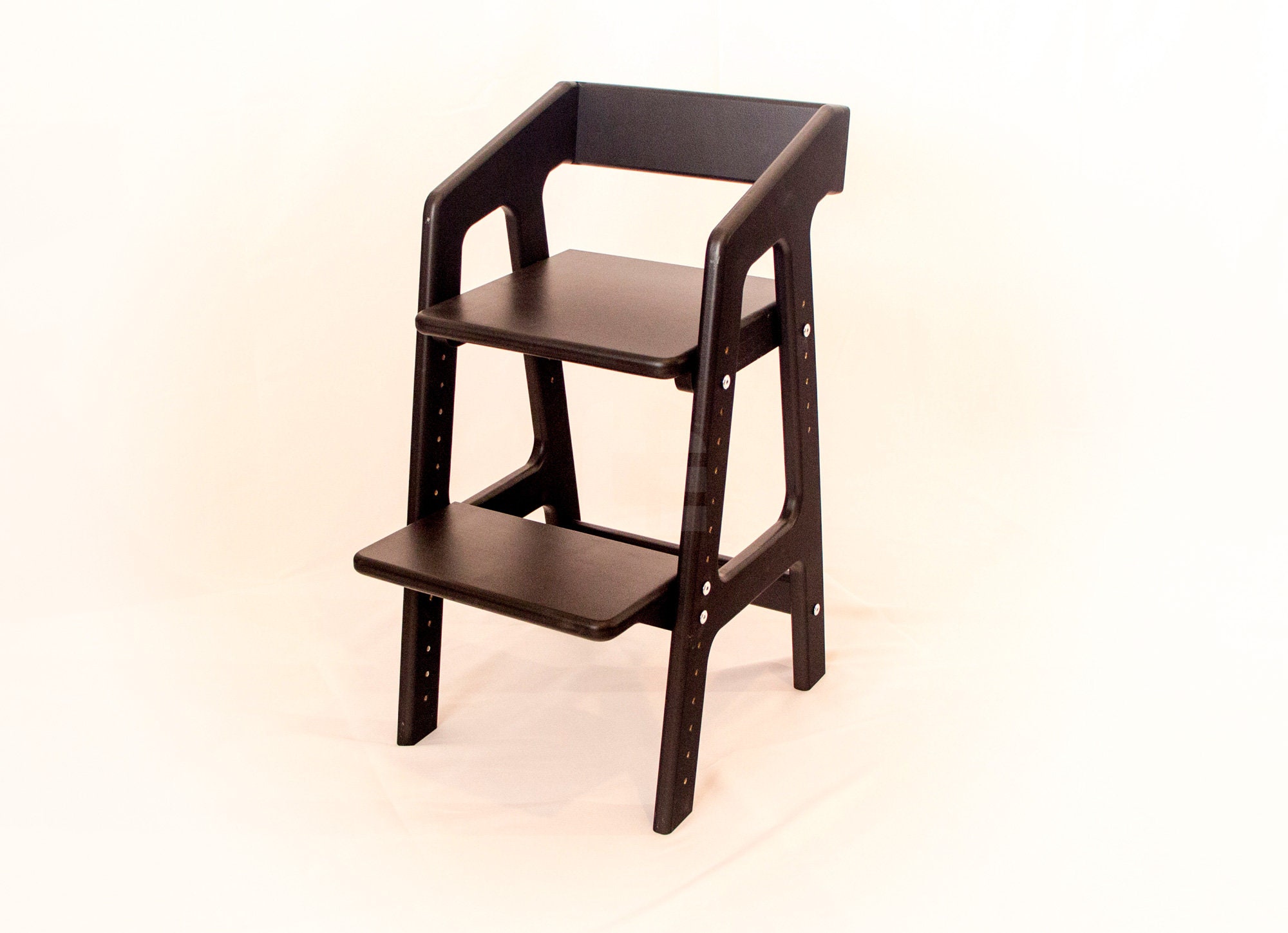 Growing Chair OAK and MDF, Montessori Chair Montessori Furniture Kid ...