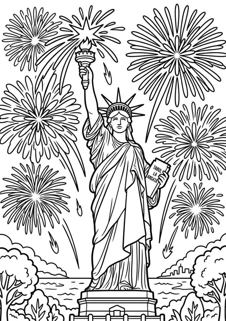 4th of July Coloring Pages, Patriotic Activity Sheets, Kids Summer Fun ...