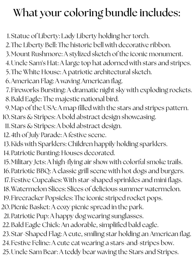 4th of July Coloring Pages, Patriotic Activity Sheets, Kids Summer Fun ...