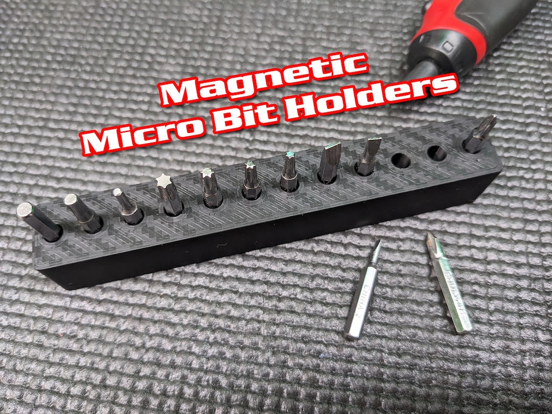 Magnetic Precision Micro Hex Bit Holder (4mm Shank) (pair) - Etsy