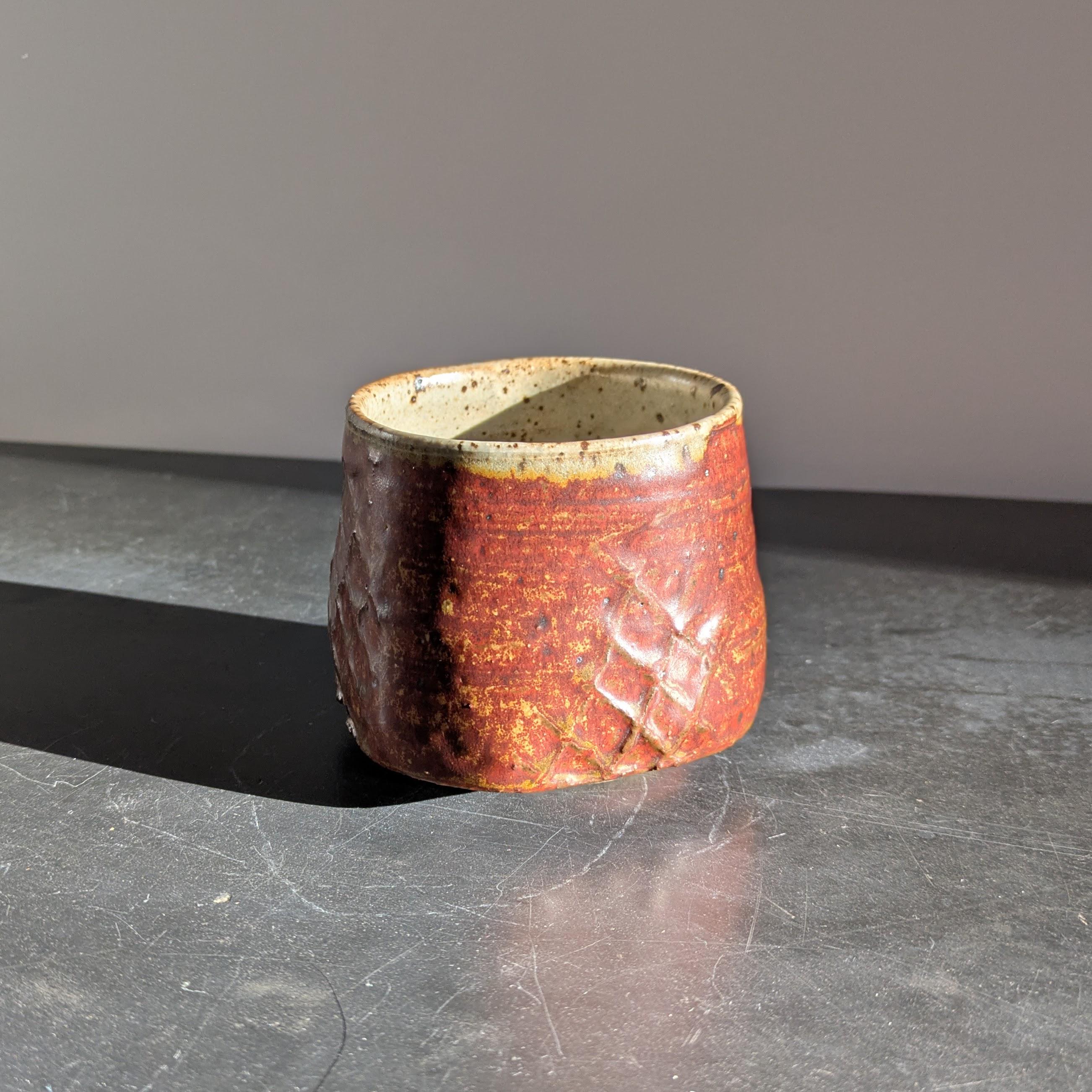 Early Michael Simon Yunomi XXIX Oaks Shaner Red Glaze Studio Art ...