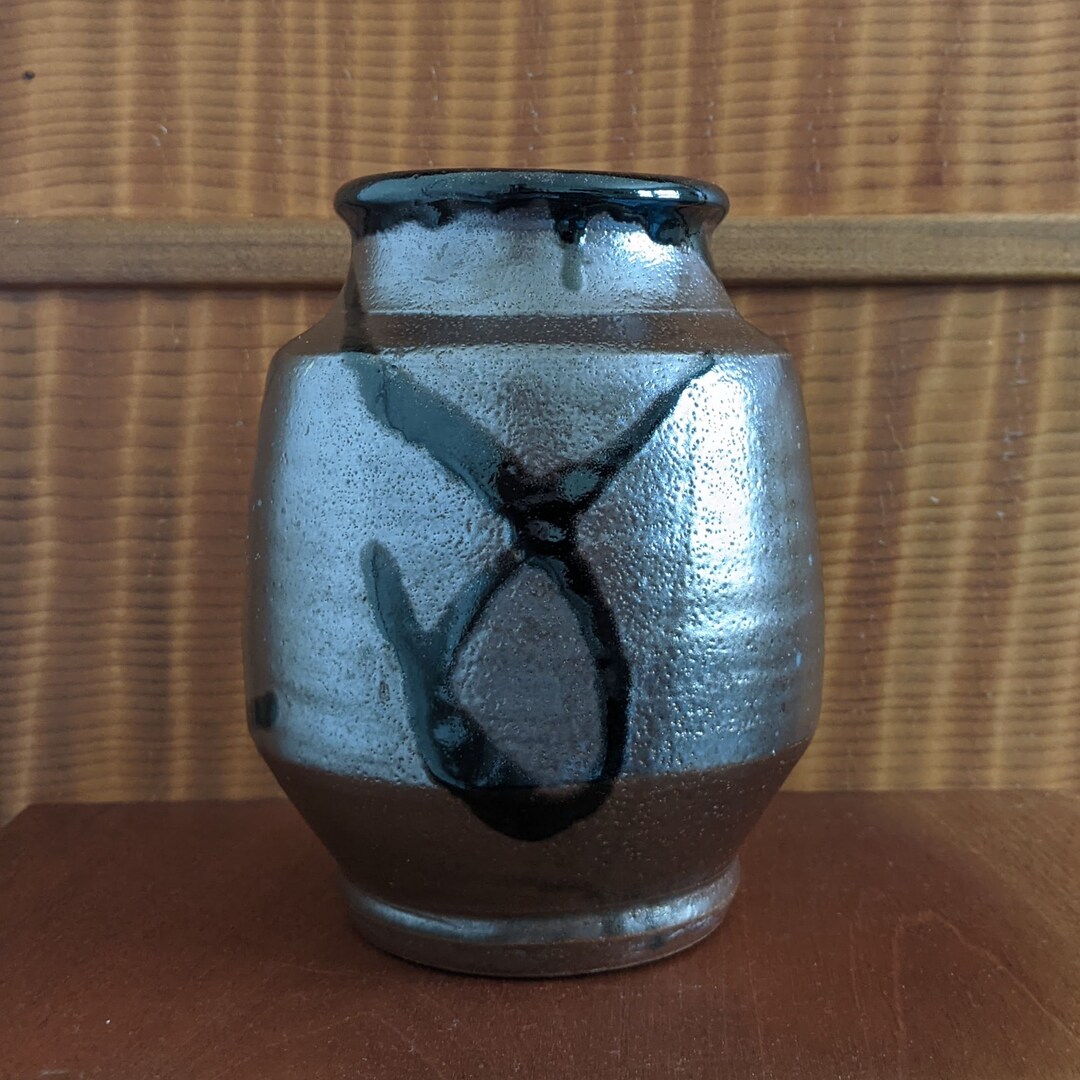 Ichino Shigeyoshi Albarello Jar - Bernard Leach Apprentice Japanese ...