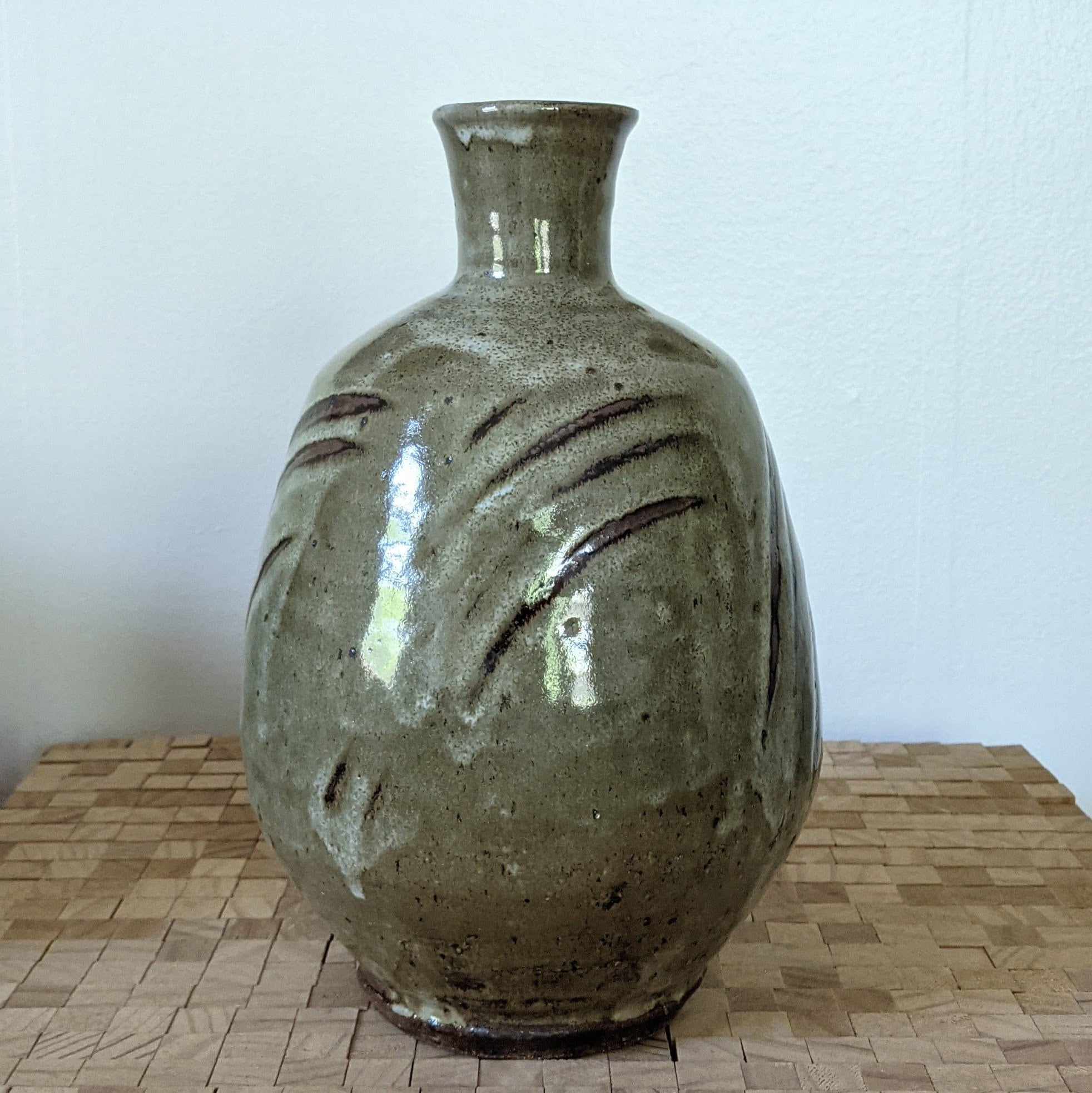 William bill Marshall St. Ives Bottle Vase Bernard Leach Apprentice ...
