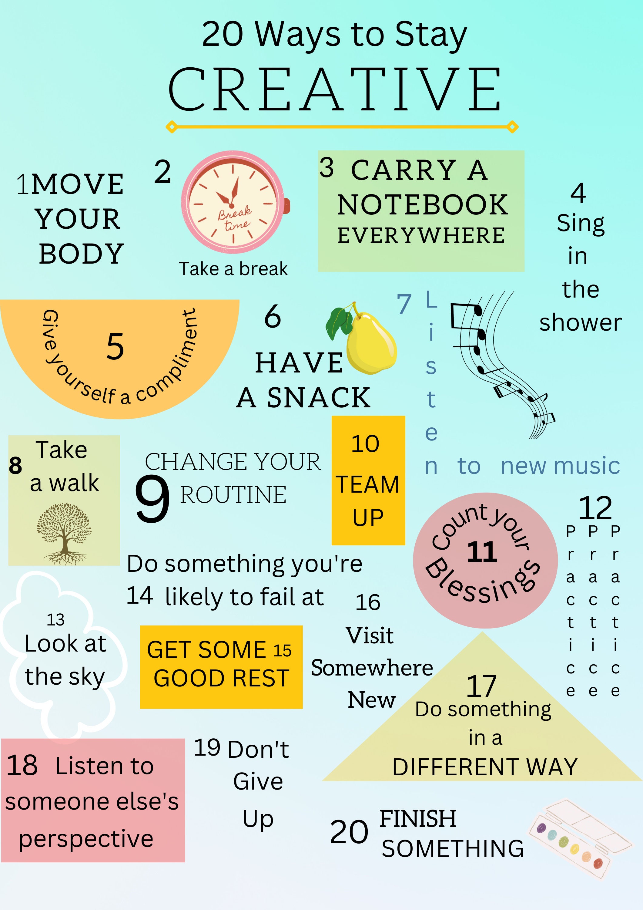 Printable Creativity Downloadable Poster - Etsy