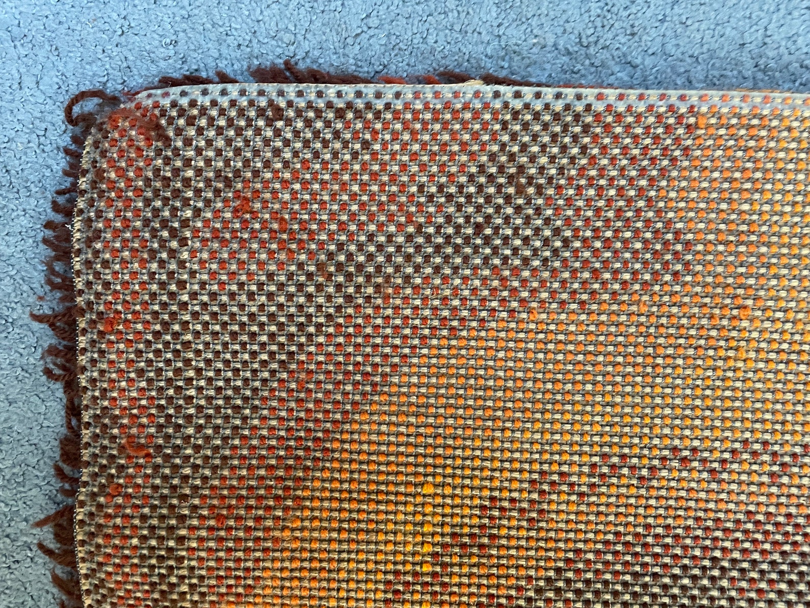 Vintage Rya Shag Rug 100% Wool MCM Mid Century Modern Danish Swedish ...