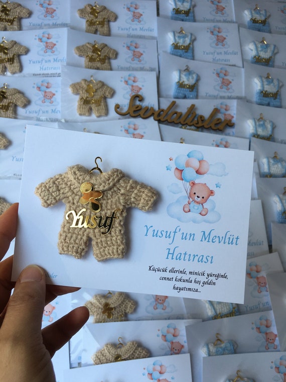 Baby Boy Dedication Favors