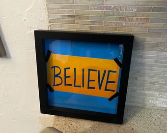 Lasso Believe Sign - Etsy