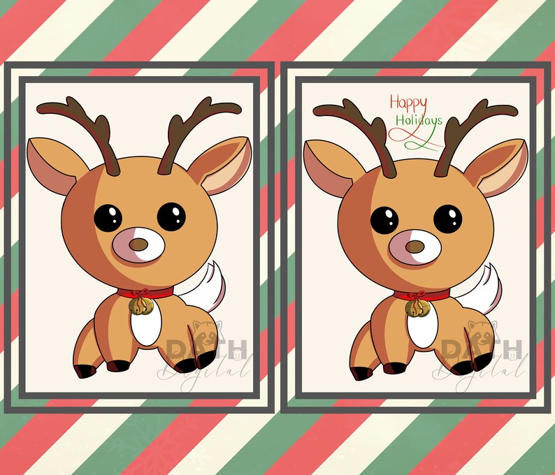 Baby Reindeer PNG Design, Happy Holidays, Christmas PNG Download ...