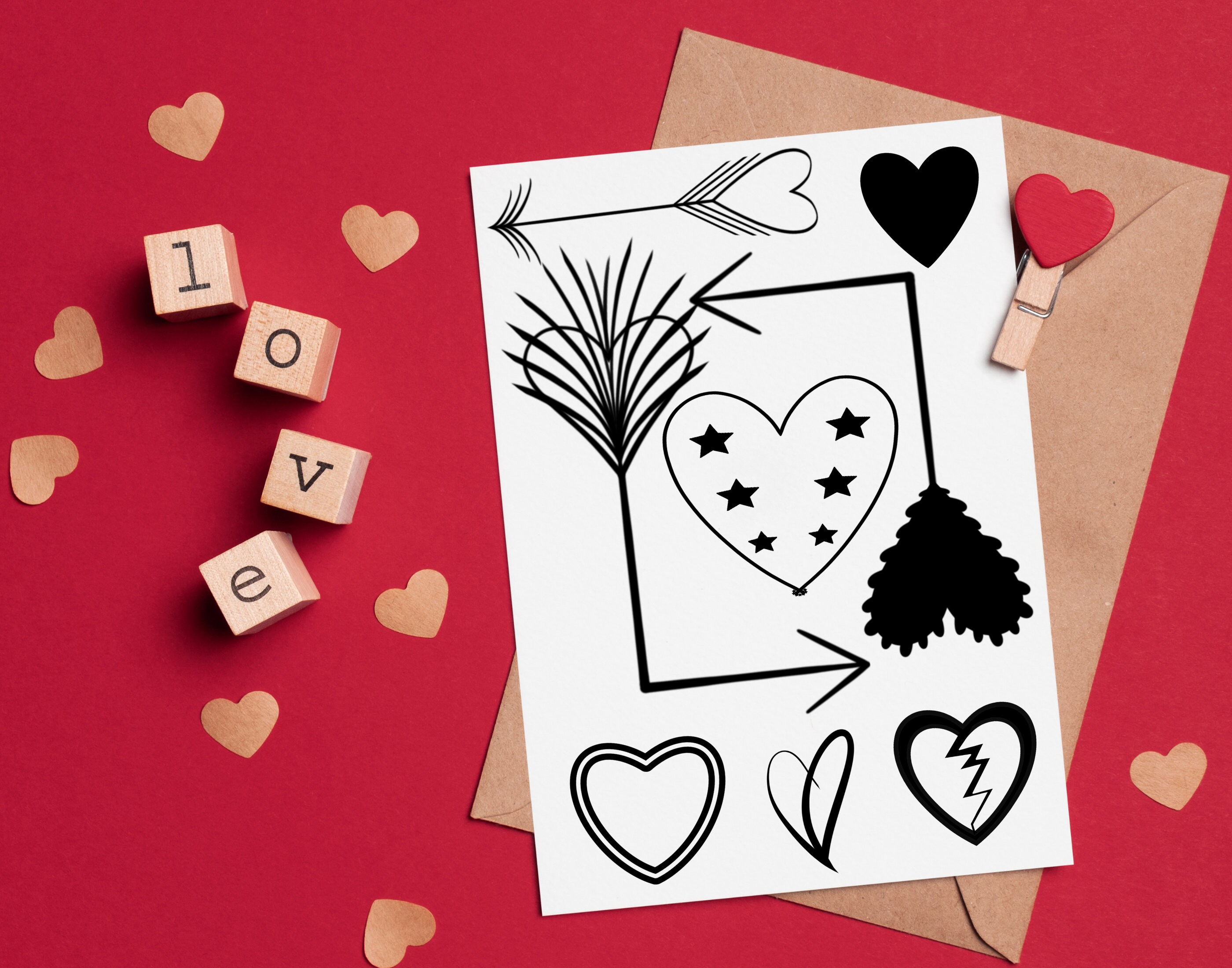 25 Heart Clipart Design Bundle SVG, PNG & JPEG Download Express ...