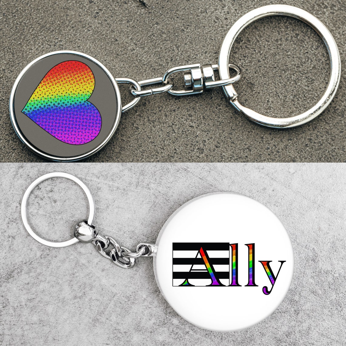Pride Heart & Ally Clipart Design Bundle, PNG Images That Are Bright ...