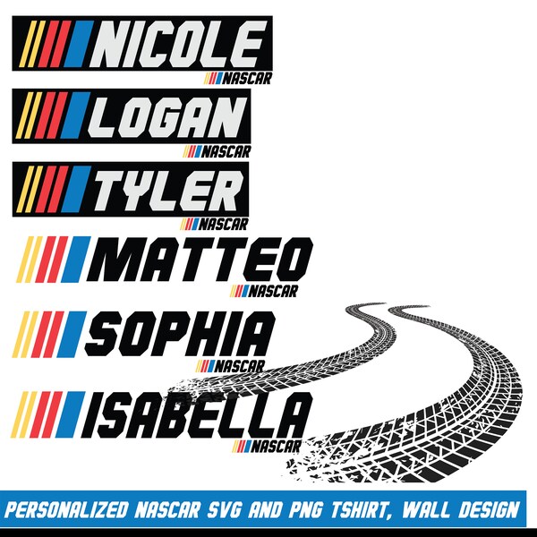 Nascar Font Svg - Etsy